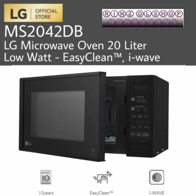 Jual MICROWAVE LG MS2042DB OVEN 20 LITER LOW WATT EASYCLEAN I WAVE | Shopee Indonesia