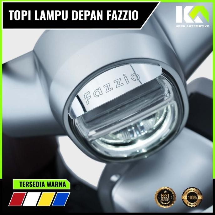 Jual VISOR FAZZIO FRONT PET FAZZIO 125 TOPI LAMPU ALIS DEPAN FAZZIO PSM ...