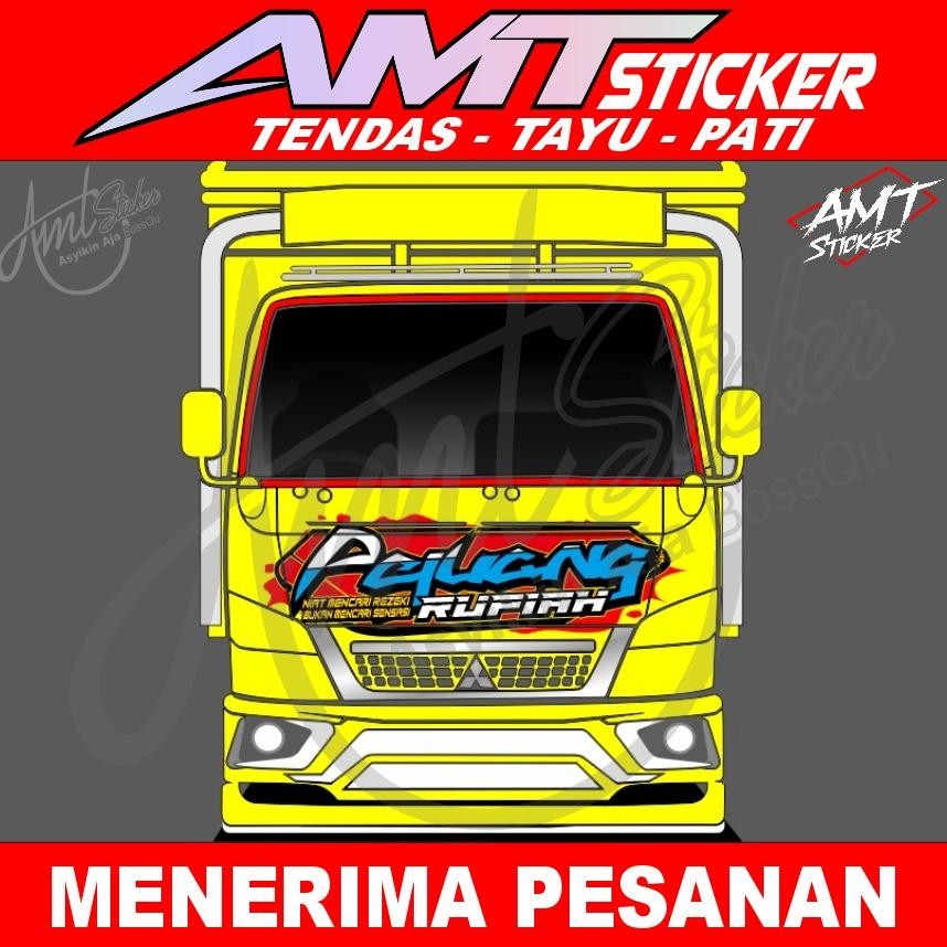 Jual [Decal] Sticker Kabin Depan Truk Canter (Pejuang Rupiah) | Shopee ...
