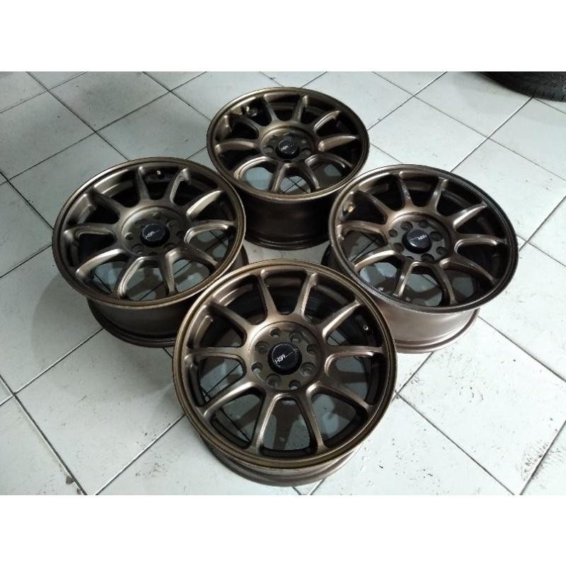 Jual Velg Bekas Racing Zero Hsr Ring 15 Pcd 4X100/114,3 Lebar 7 Et 38 Brio Jazz Yaris Freed Vios ...