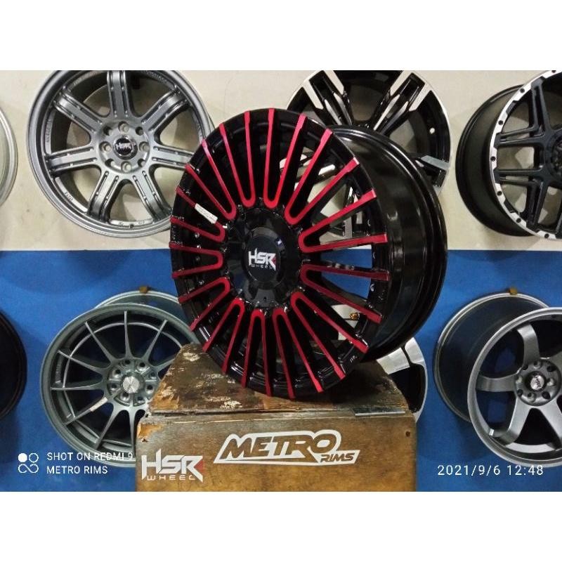 Jual Velg Mobil Racing Modifikasi Hsr Amarasi Ring 15 Bk Red Mirage Brio Vios Mobillio Freed ...