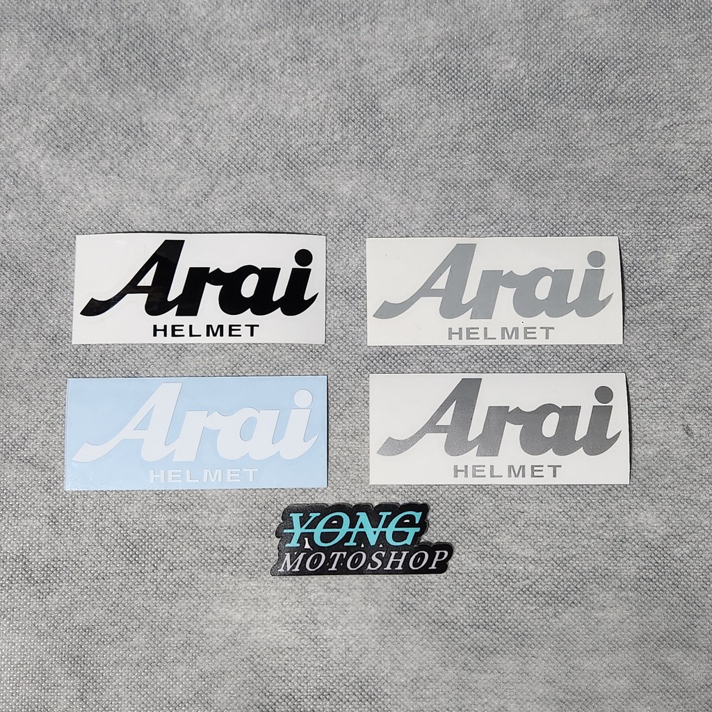 Jual Sticker Helm ARAI HELMET Polos Cutting Sticker | Shopee Indonesia