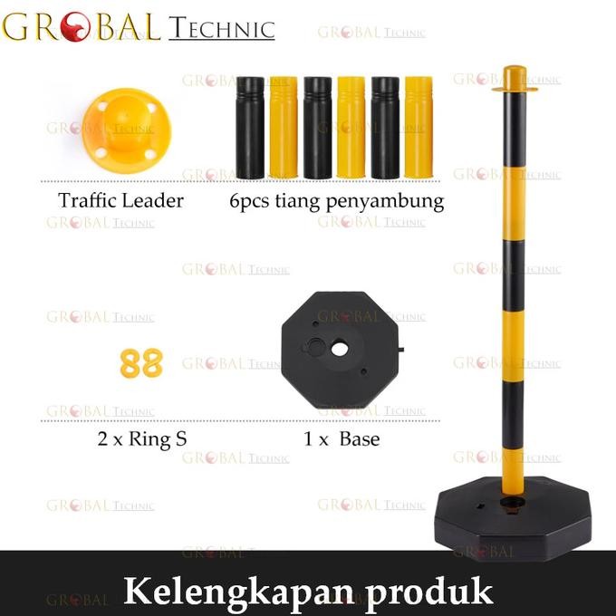 Jual Promo Stick Cone Base Plastik 85CM / Safety Traffic Plastic ...
