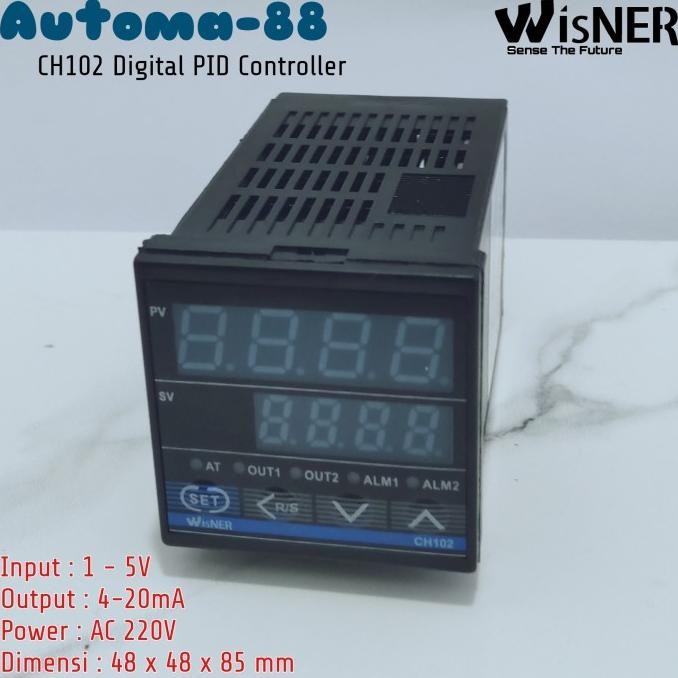 Jual DIGITAL PID CONTROLLER INPUT 1-5VDC OUTPUT 4-20MA PROCESS ...