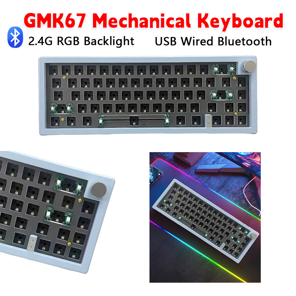 Jual GMK67 Mechanical Keyboard Gamer Keyboard 67 Keys USB Wired ...
