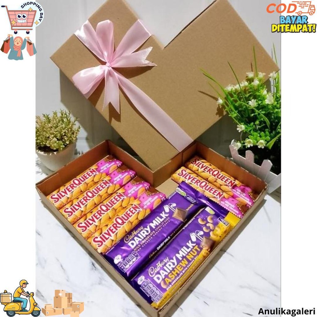 Jual Hampers Coklat Love Valentine Kado Ulang Tahun Aniversary Wisuda ...