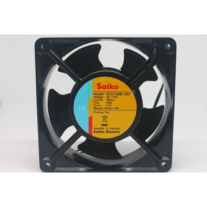 Jual PRY88 COOLING FAN SAIKO ECO120B1-E01/110V 120X120X38 MM 110VAC ...
