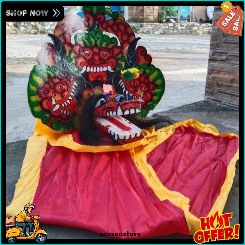 Jual Caplokan Barongan Devil Kayu No.3 Anak 8-12 Tahun Kain Panjang ...