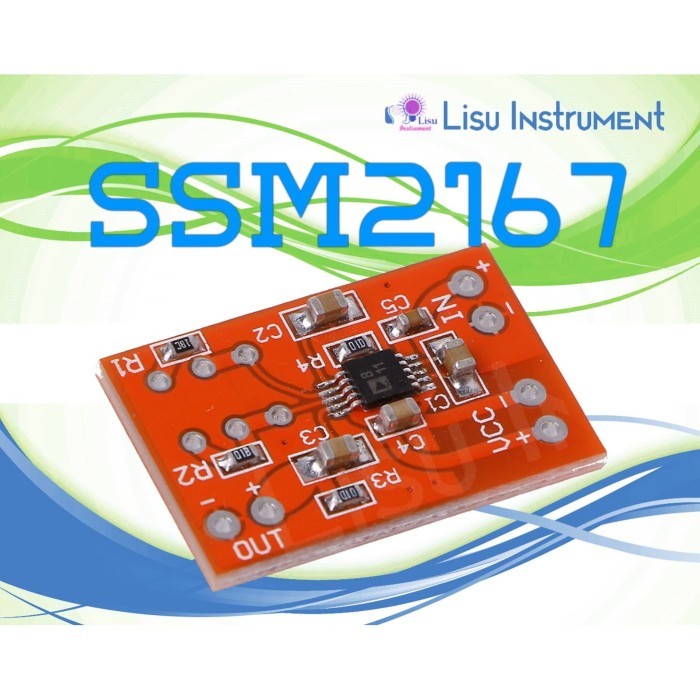 Jual SSM2167 Low Voltage Microphone Preamplifier with Variable ...