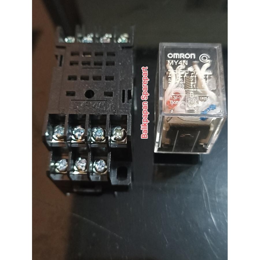Jual ```````] Relay Omron Ewig Socket Relay MY4 MY4N 14pin 14 pin | Shopee Indonesia