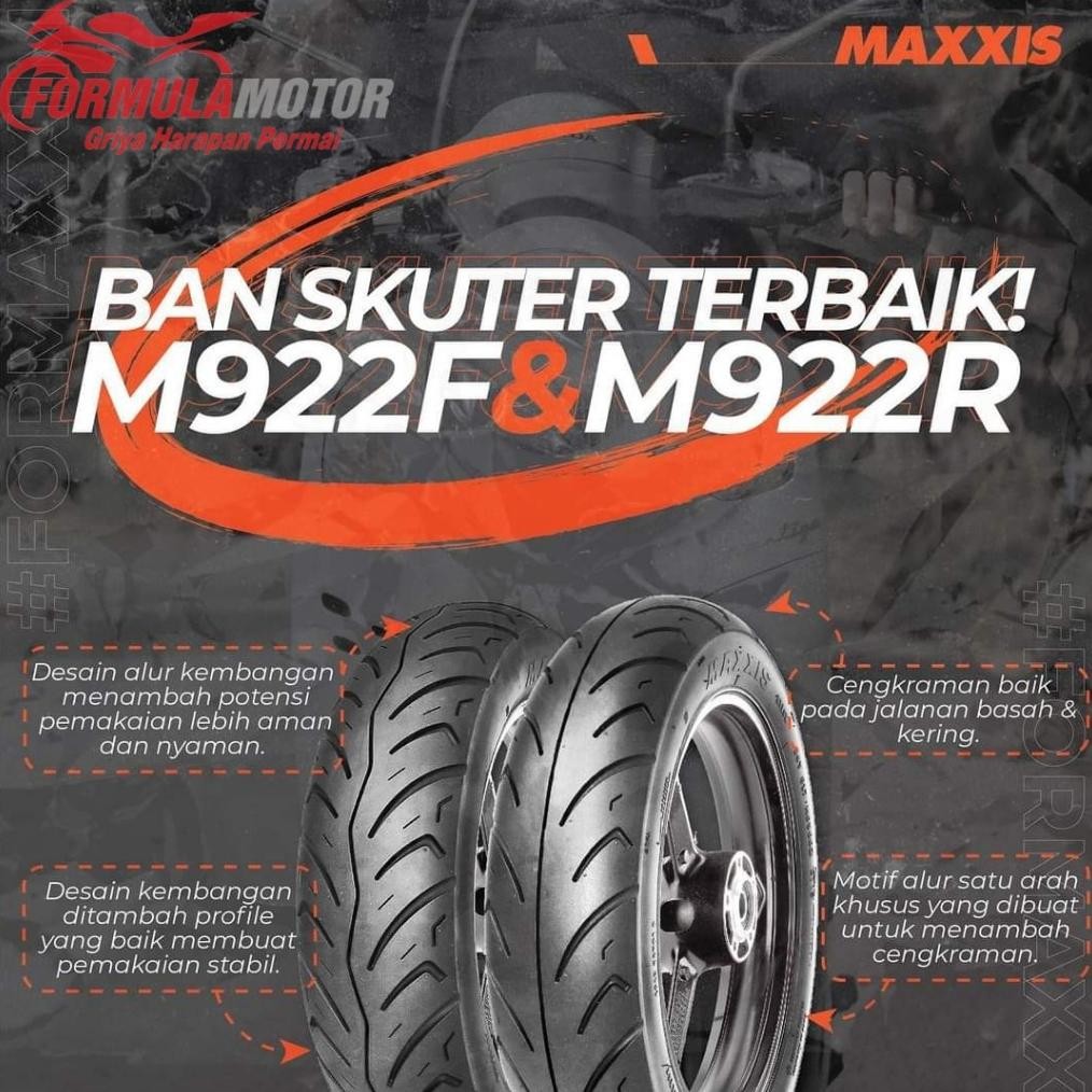 Jual dw-45 110/90-12 Ban Maxxis M922R/M922 Ring 12 Tubeless - Ban ...