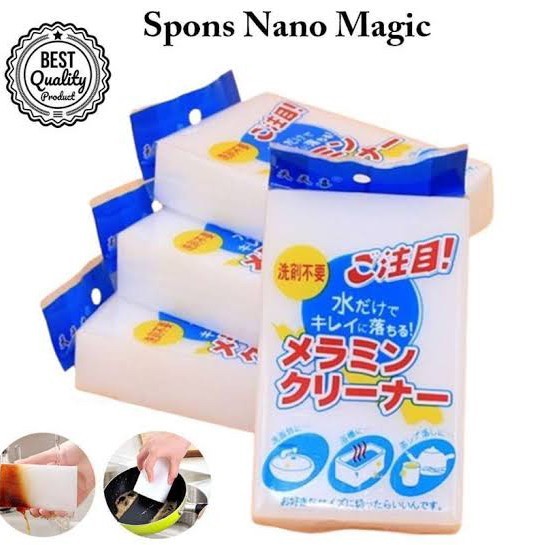 Jual [DM] NANO MAGIC SPONGE / SPONS AJAIB SERBAGUNA / SPONS AJAIB ...