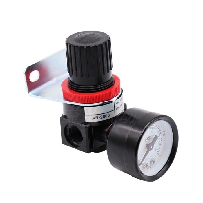 Jual CHROMEE Airtac Type Gas Pressure air Regulator Valve Pressure Reducing Valve AR2000 G1/4 ...