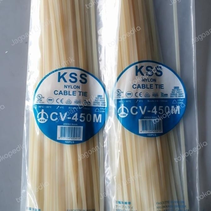 Jual TERBARU - Kabel Ties CV 450 KSS 4.8 mm Kurus isi 100 pcs ( Cable Tie / Ties ) | Shopee ...