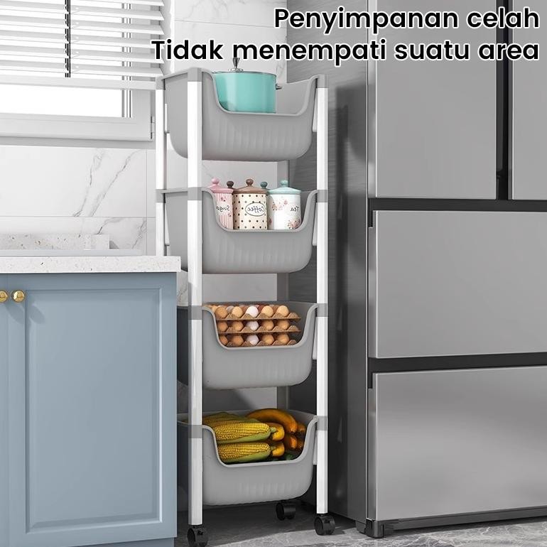 Jual Ukuran dan tinggi bertambah Rak Susun Penyimpanan Terbuka ...