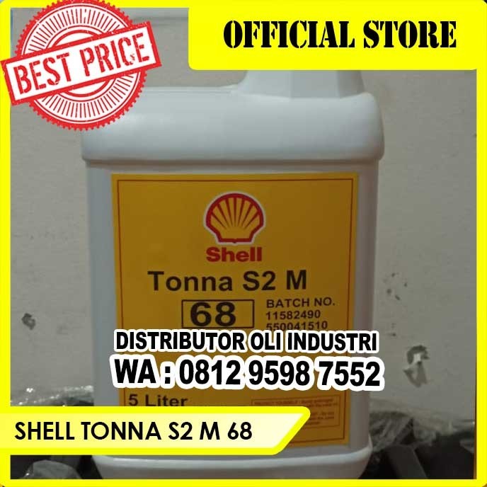 Jual Terbatas Shell Tonna S2 M 68 ( 5 Liter - Ready Stock) | Shopee ...