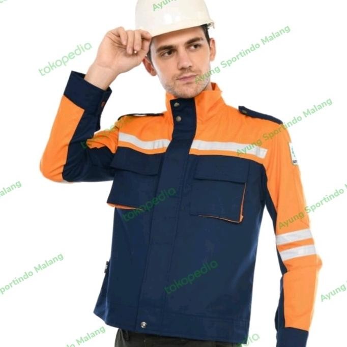 Jual Baju Semi Jaket Wearpack Safety Seragam Kerja Proyek Teknisi ...