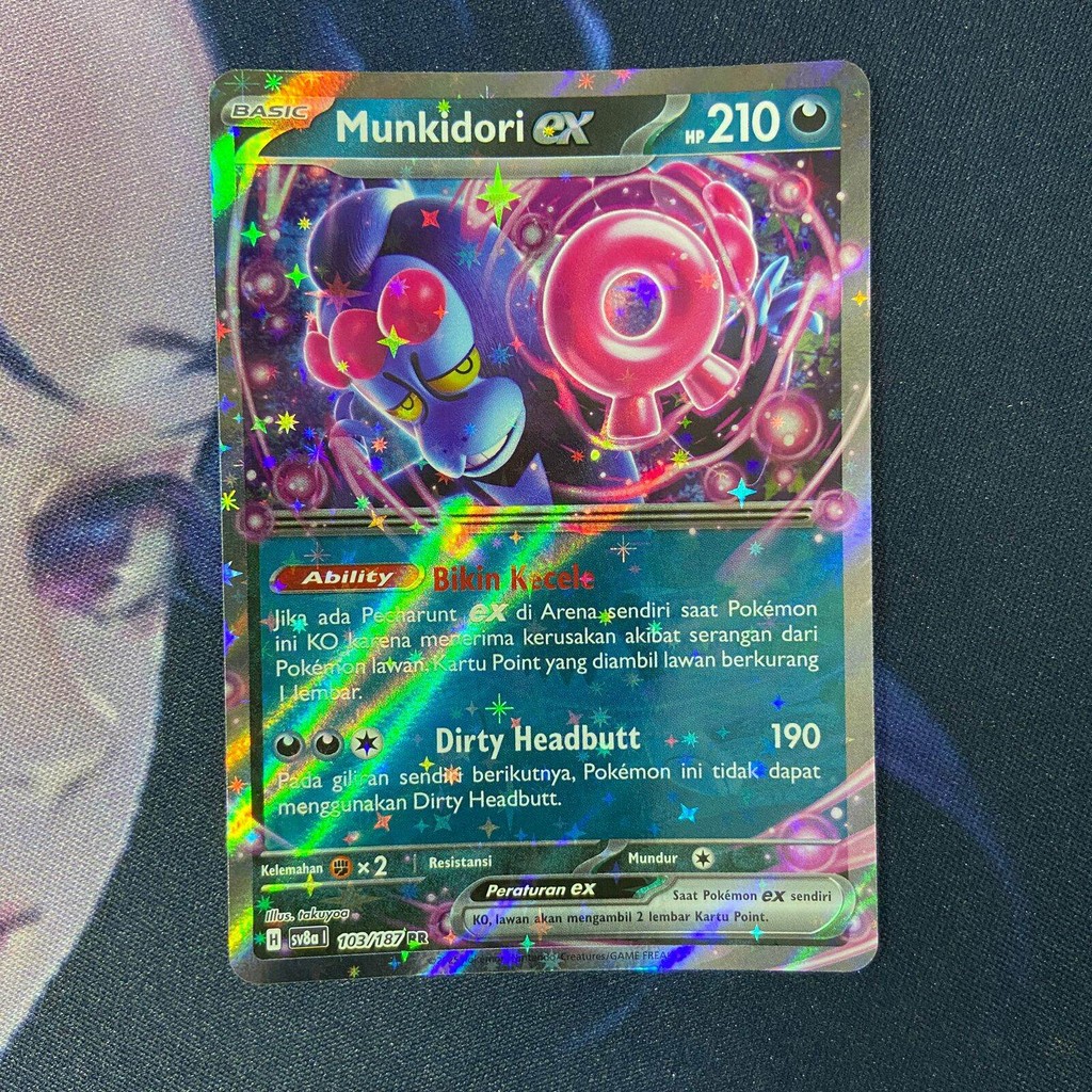 Jual pokemon (ID) munkidori ex - SV8a 103/187 - RR | Shopee Indonesia