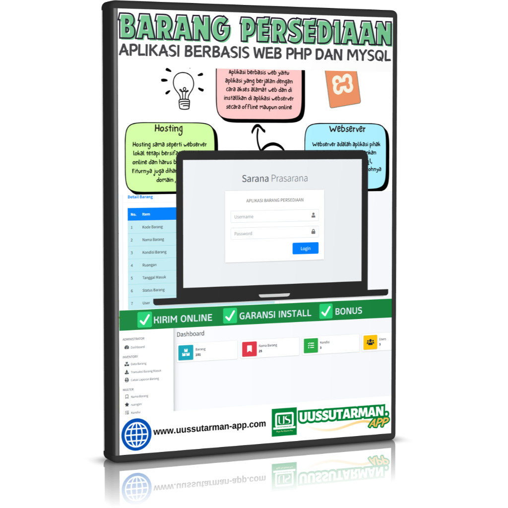 Jual Aplikasi Barang Persediaan Berbasis web php 7.4 | Shopee Indonesia