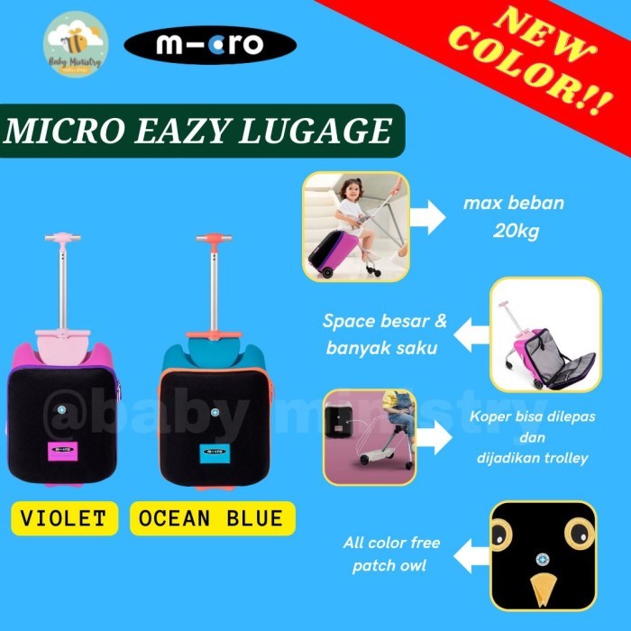 Jual Micro Luggage Eazy / Micro Stroller / Koper Dorong /Micro Luggage ...