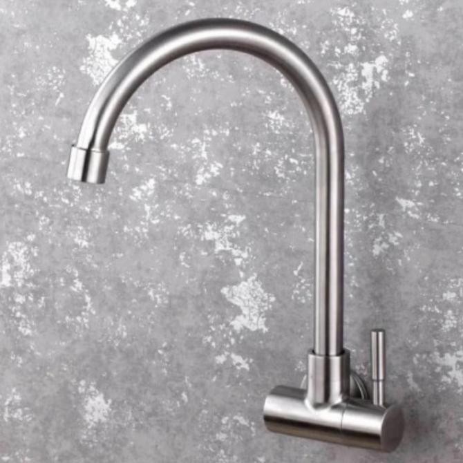 Jual KRAN SINK ANGSA DINDING STAINLES MODEL TOTO /KERAN DAPUR CUCI ...