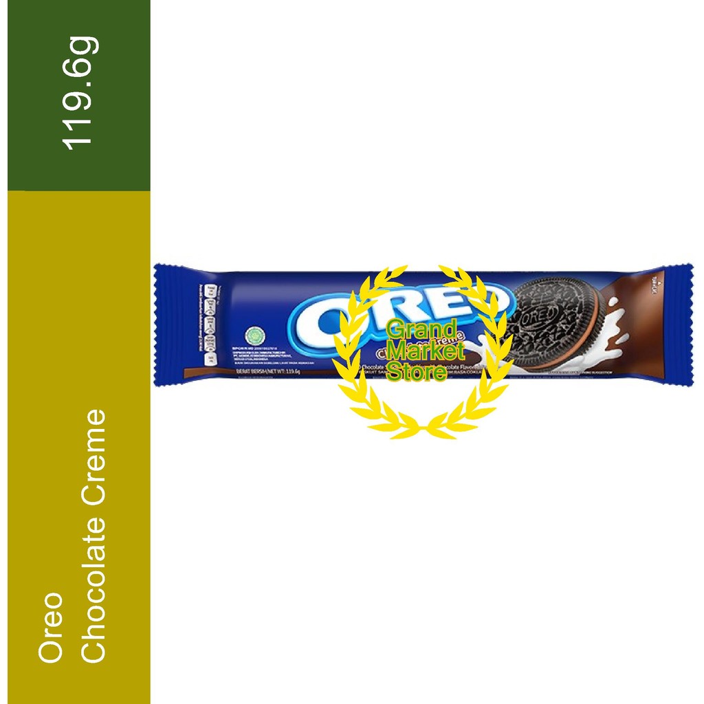 Jual Oreo Biskuit Cokelat 119.6g Oreo Chocolate Cream 119g Biskuit Oreo ...