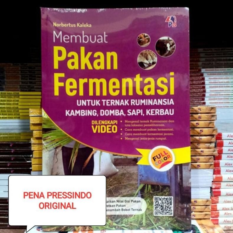Jual gf-5 BUKU MEMBUAT PAKAN FERMENTASI UNTUK TERNAK RUMINANSIA KAMBING DOMBA SAPI KERBAU ...