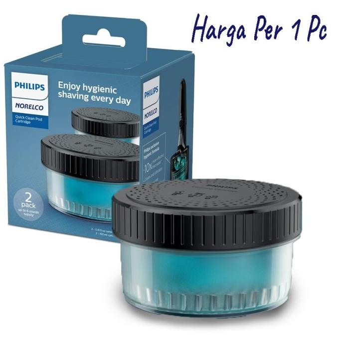 Jual Philips Norelco Quick Clean Pod Cartridge Replacement, Cairan ...