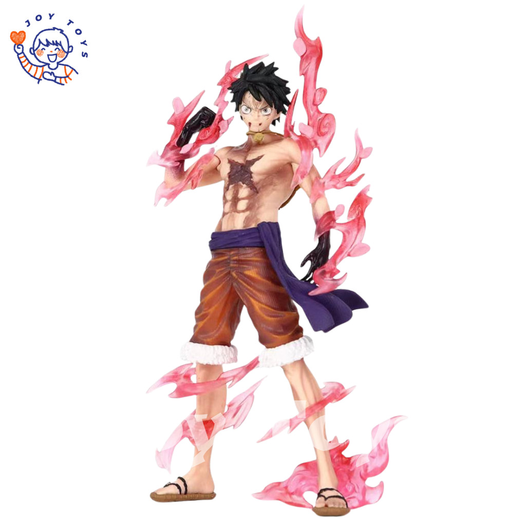 Jual LUFFY HAKI RED MEDIUM 1 PCS 100 ONE PIECE FIGURE TOYS | Shopee ...