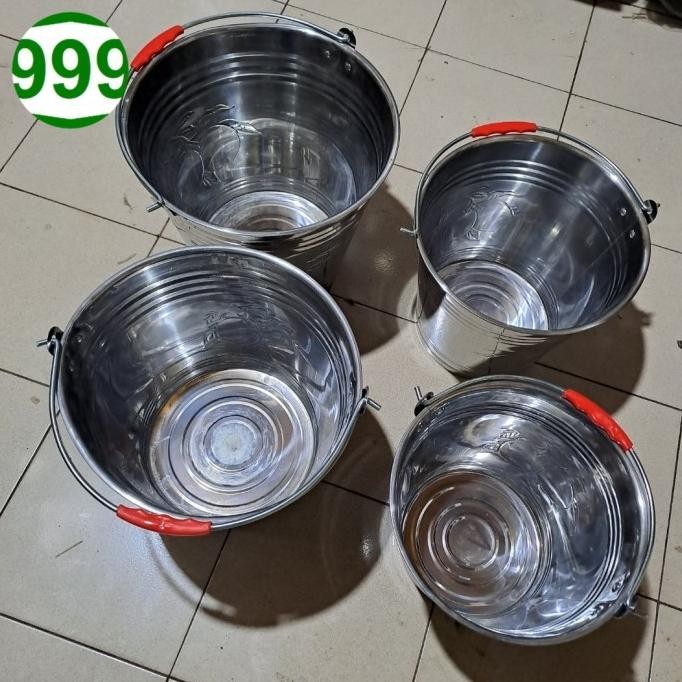 Jual SG ember timba stainless steel besar 20 liter 16 liter 13 liter 11 ...