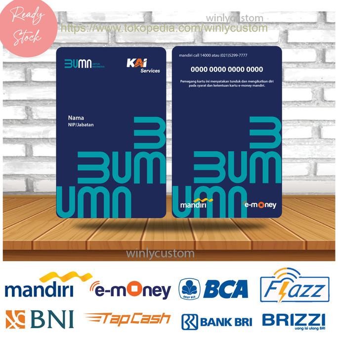 Jual Produk Baru!! KARTU EMONEY MANDIRI BCA BNI BRI ID CARD KAI ...