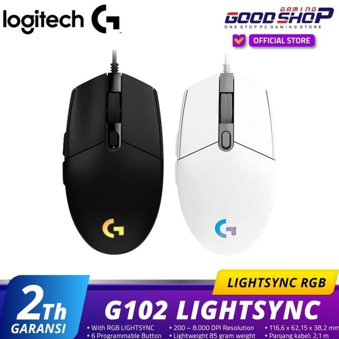 Jual Logitech G102 V2 Lightsync - Gaming Mouse | Shopee Indonesia