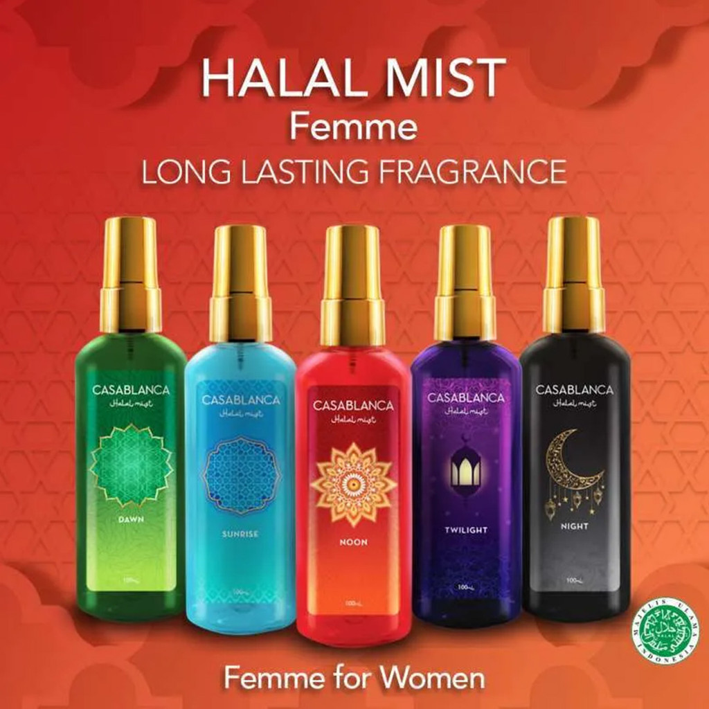 Jual CASABLANCA HALAL MIST BODY MIST PARFUM 100ml | TnT Beauty Shop ...