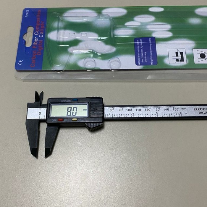 Jual Jangka Sorong Digital Sigmat Sketmat Vernier Caliper Calliper Carbon | Shopee Indonesia