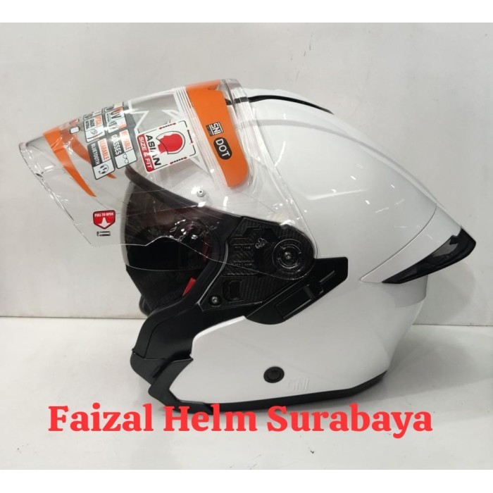 Jual Helm Ink Terra 2 Solid Varian Warna Double Visor Include Spoiler ...