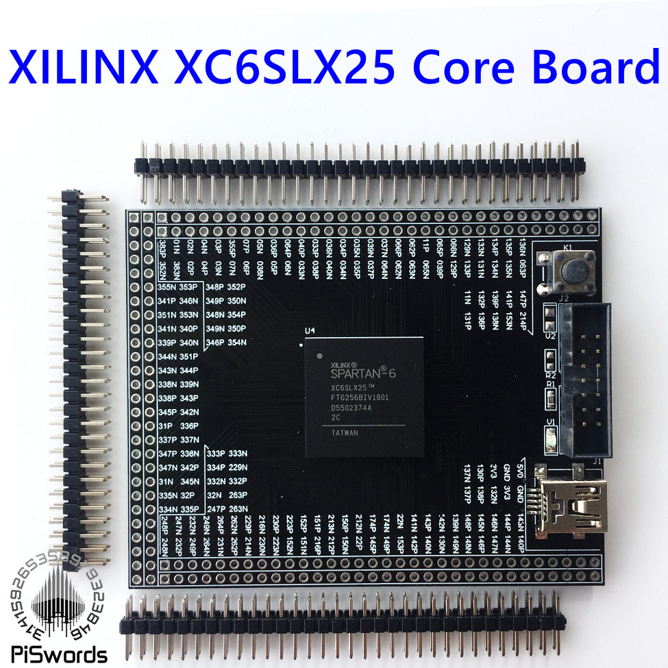 Jual Xilinx FPGA spartan6 XC6SLX25 XC6SLX16 Core Board Minimum | Shopee Indonesia