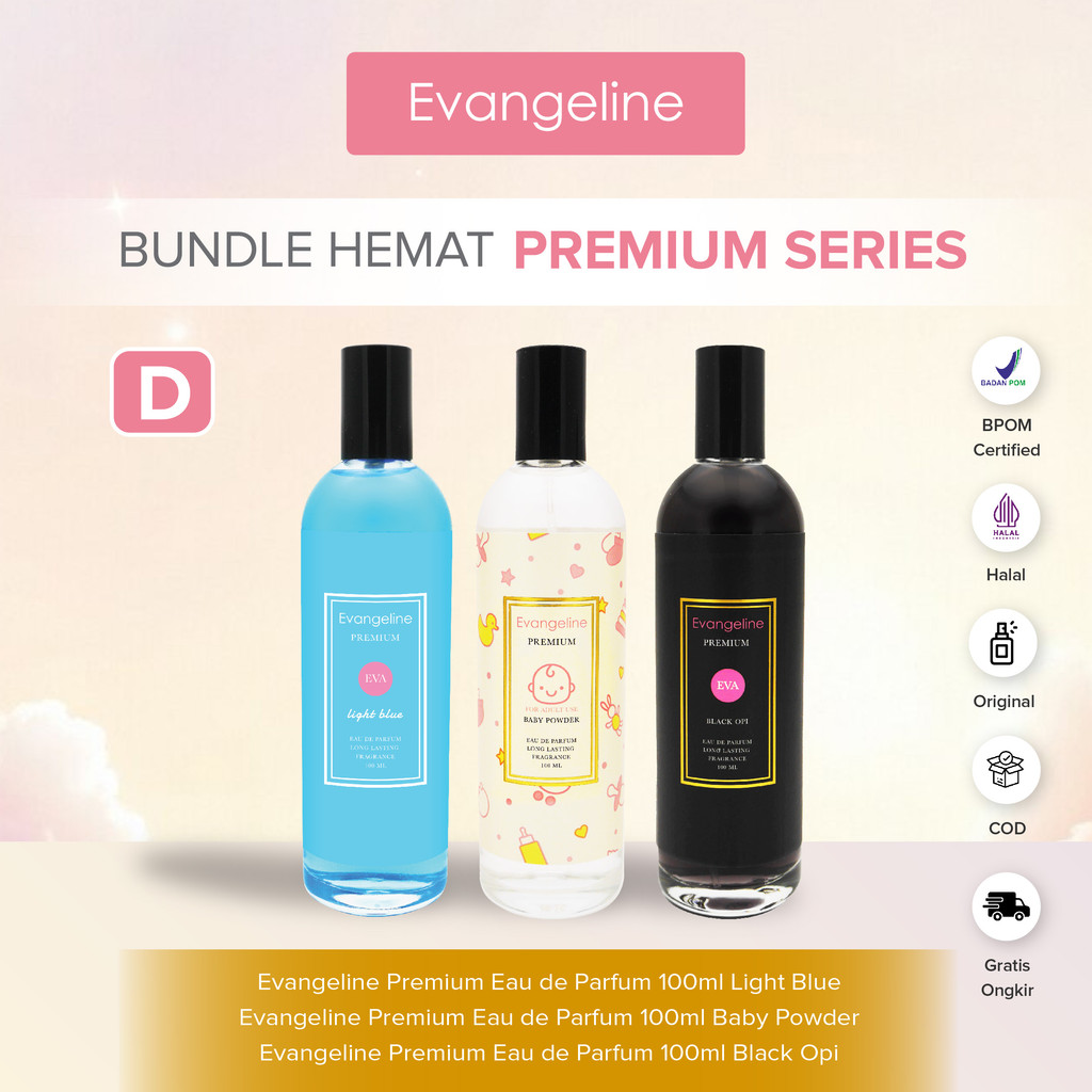 Jual GET 3 PCS - Evangeline Premium Bundle D | Parfum EDP 100ML ...