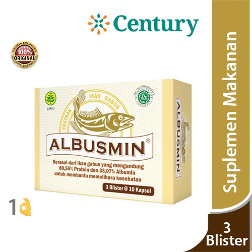 Jual Albusmin isi 3 Blister / Albumin/ Ikan gabus Extraxt / Suplemen ...