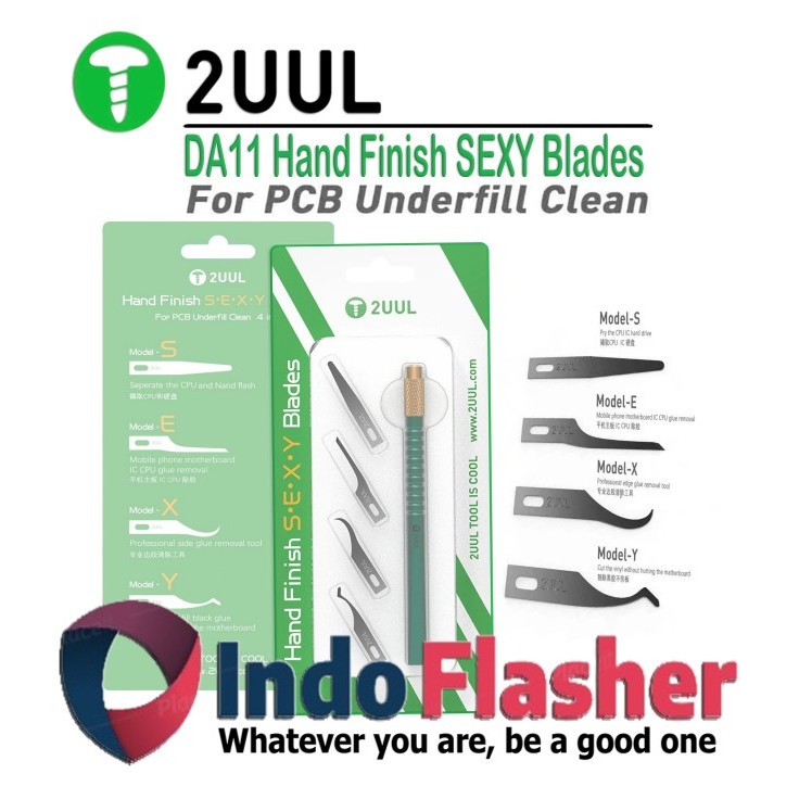 Jual 2UUL DA11 Hand Finish SEXY Blades Set PCB Pisau Congkel IC EMMC CPU | Shopee Indonesia