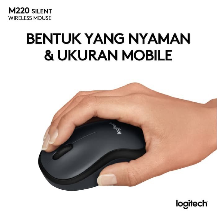 Jual Logitech M220 Silent Wireless Mouse Original | Shopee Indonesia