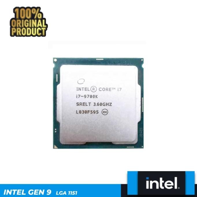 Jual Intel Core i7 9700K | Processor Gen 9 LGA 1151 TRAY | Shopee Indonesia
