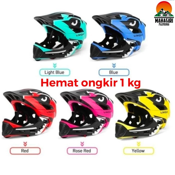 Jual Helm Anak Lixada T-Rex Pushbike Balance Push Bike Trex 2In1 Shark | Shopee Indonesia