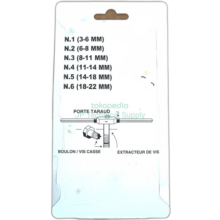 Jual Tap Balik Set 6 Pcs (Screw Extractor) | Shopee Indonesia