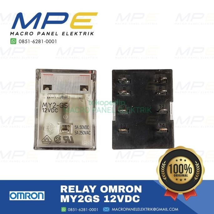 Jual Promo Relay OMRON MY2GS 12VDC 8 Pin / OMRON MY2 GS 12 VDC 8 Kaki Original COD | Shopee ...