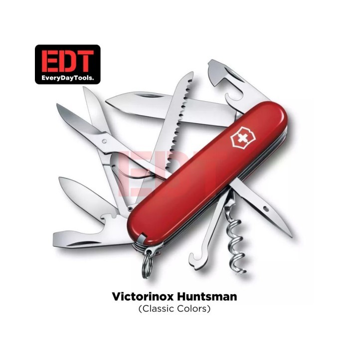 Jual Victorinox Huntsman Swiss Army Knife Sak Multitool Outdoor Edc ...