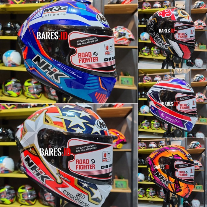 Jual Nhk Mark 1 GP edition Alonso Boben Ivan Jacob Mihail Single Visor ...