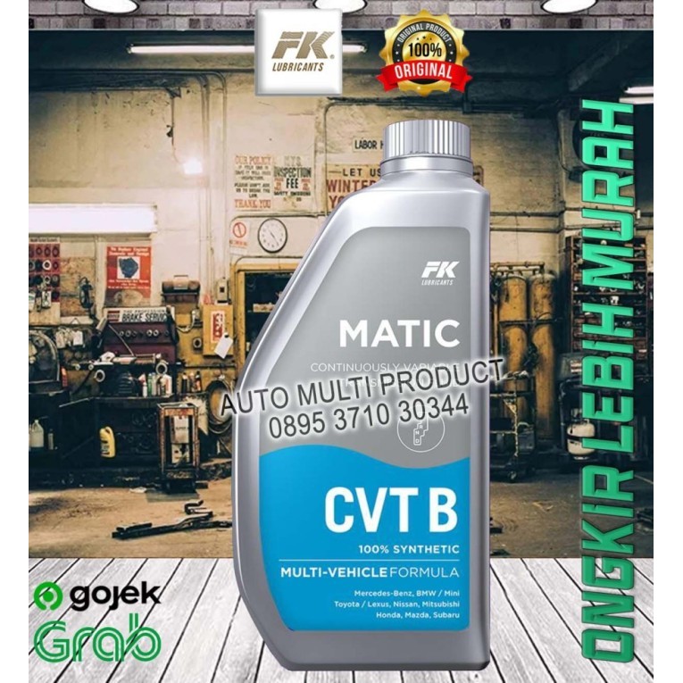 Jual Oli, Oil Fk, Mobil, Cvt, Transmision, Cvt B, 1 Liter | Shopee ...