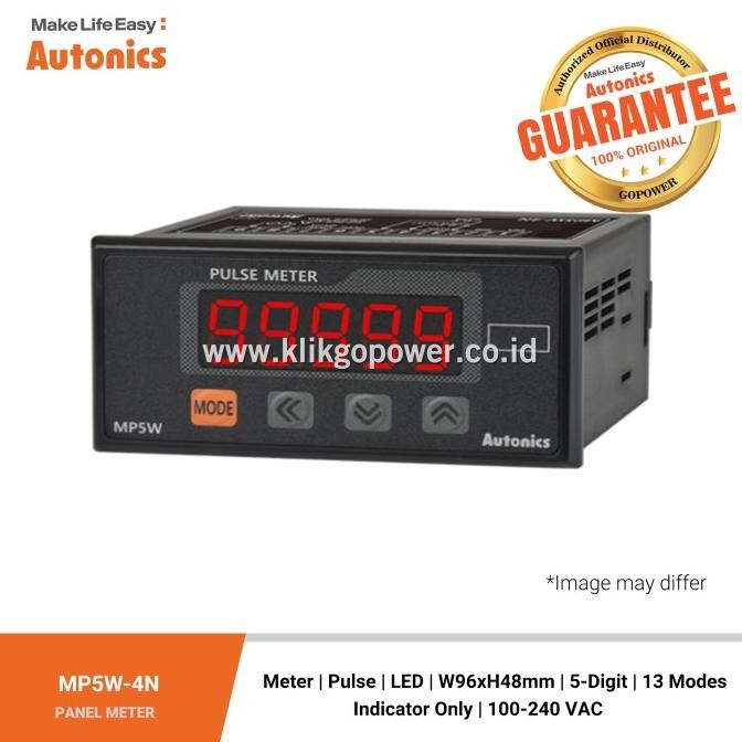Jual AUTONICS DIGITAL PANEL METER MP5W-4N ORIGINAL DAN TERPERCAYA ...