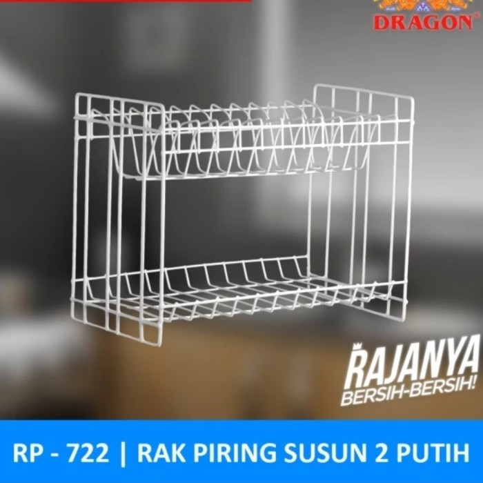 Jual rak piring wastafel 2 susun besi dragon | Shopee Indonesia