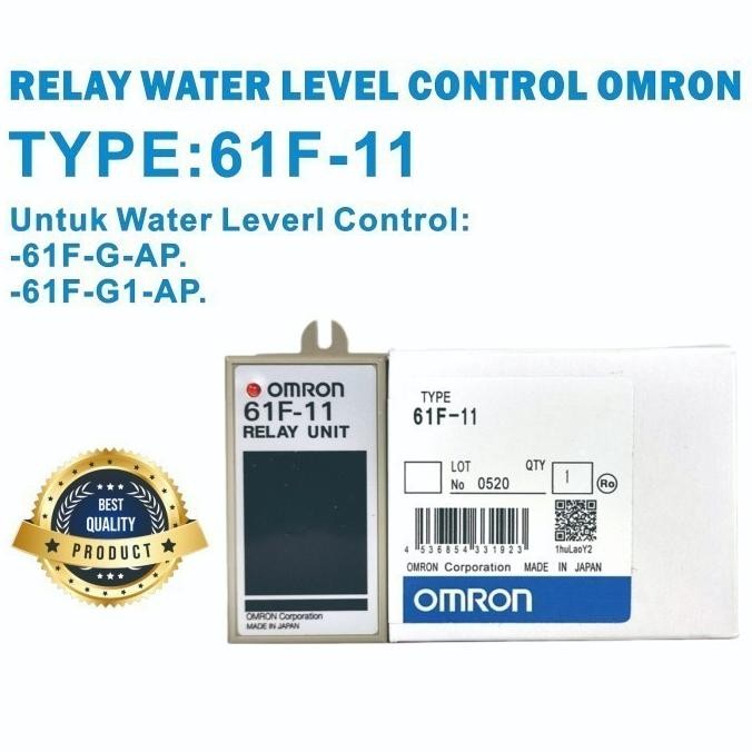 Jual Baru Relay Floatless Level Switch Water Level Control 61f 11 Omron Shopee Indonesia
